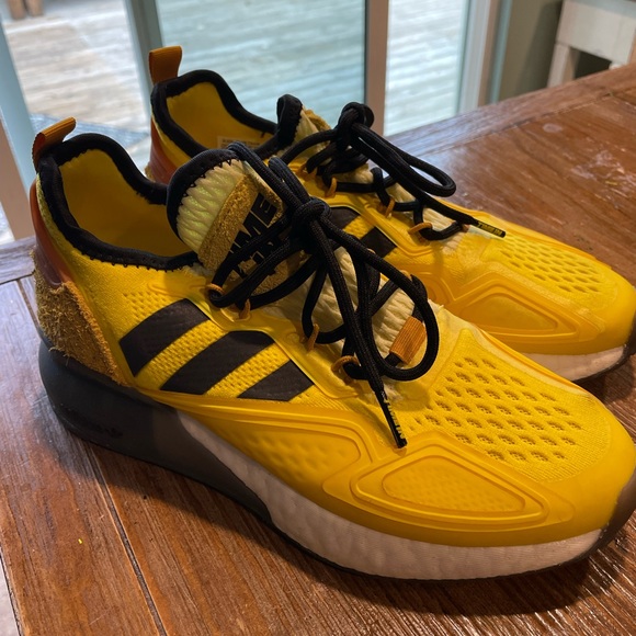 adidas | Shoes | Adidas Zx 2k Boost Ninja Time In Yellow | Poshmark